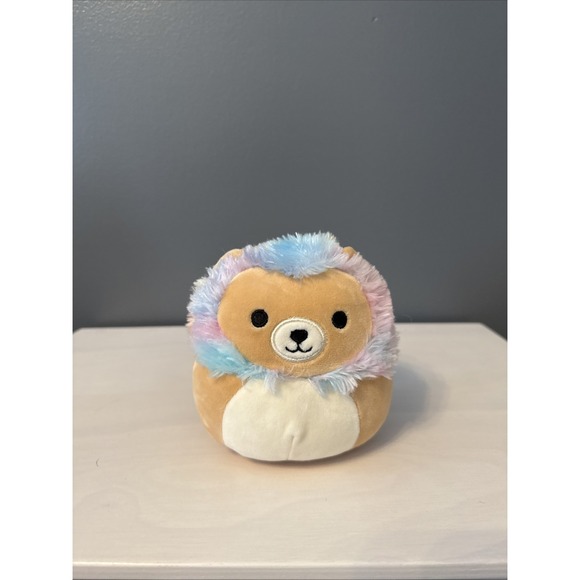 Squishmallows | Toys | Squishmallow Leonard The Lion Rainbow Mane 5 ...
